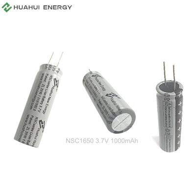 China 1000mAh 3.7V 3C Rechargeable Lithium Ion Battery Cell NSC1650 for sale