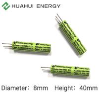 China 3.7V Lithium Cylindrical Cells 0840 170mAh Li Ion Super Capacitor Battery For Earphone for sale