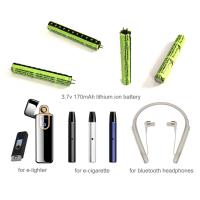 China UL Certificated Lithium Ion Battery Cell Rechargeable HCC0840 3.7V 170mAh for sale