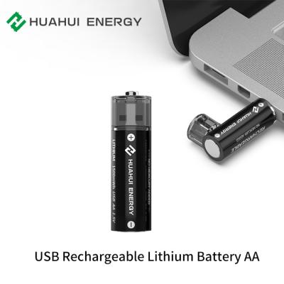 China Cylindrical Portable USB Battery 1000 Times Cycle Life 1.5V for sale