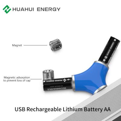 China CE / RoHS / UN38.3 / MSDS Certificated Rechargeable USB Battery 1.5V for sale