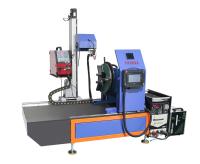 China FWM-100 Water Cooled Flange Welding Machine 380V 50Hz with DN50-DN1000 Range and 0.5-2m/min Speed for sale