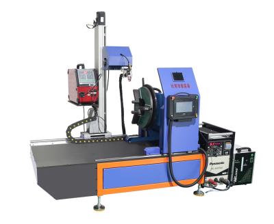 China FWM-100 Water Cooled Flange Welding Machine 380V 50Hz with DN50-DN1000 Range and 0.5-2m/min Speed for sale