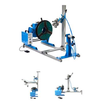 China FWM-100 Flange Welding Machine with 0-360° Rotation, DN50-DN1000 Range, 0.5-2m/min Speed for sale