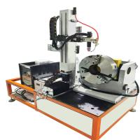 China FWM-100 Flange Welding Machine 0.5-2m/min Speed DN50-DN1000 Range with 380mm Chuck Height for sale