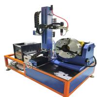 China FWM-100 Carbon Steel Flange Welding Machine for DN50-DN400 Pipes with 0.8-3mm Thickness and 380mm Chuck Height for sale