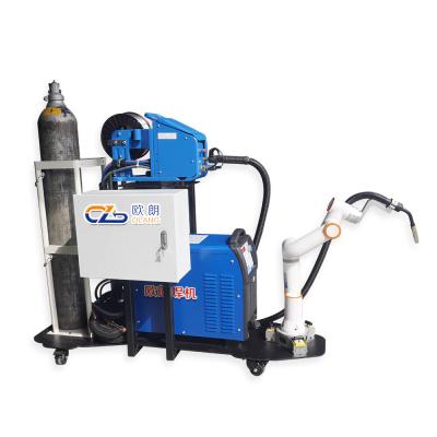 China 7.5kW Robotic Arc Welding Machine with 30kg Load Capacity and 0.03mm Precision for Automotive Manufacturing for sale