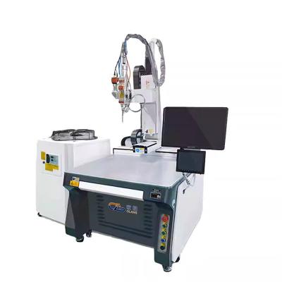 China PLWM-01 Platform Laser Welding Machine with 120J Pulse Energy and 6m Fiber Length for Industrial Applications for sale