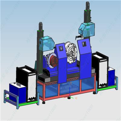 China FWM-100 Pneumatic Flange Welding Machine for DN50-DN1000 Pipes with 0-360° Rotation and 15kW Power for sale