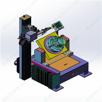 China FLG-400 Manual/Semi-Automatic Flange Welding Machine DN50-DN400 170mm Central Hole 15kW Power for sale