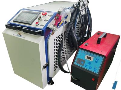 China 1500W/2000W Handheld Laser Welding Machine with 6m Fiber Length and 10㎡/h Cleaning Efficiency for sale
