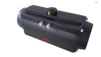 China AT Series Pneumatic Rack and Pinion Actuator AT140 Double Acting Spring Return 0.3-0.8MPa for sale
