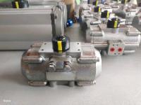 China Stainless Steel Pneumatic Actuator 2-8 Bar Working Pressure with 0-90° Rotation for Valve Control for sale