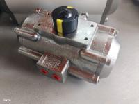 China Stainless Steel Pneumatic Actuator 2-8 Bar Working Pressure with 90° Rotation for Control Valves for sale