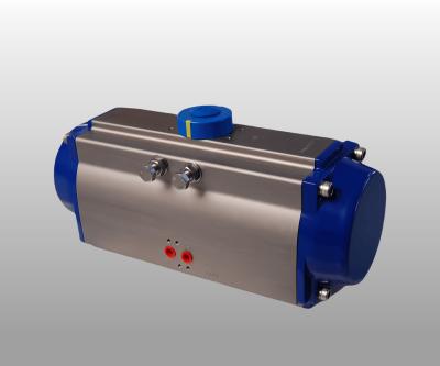 China AT Series Rack and Pinion Pneumatic Rotary Actuator AT160 for Valve Automation 0.3-0.8MPa for sale