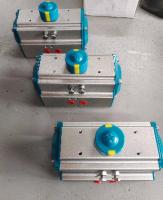 China Double Acting Spring Return Pneumatic Actuator Rack And Pinion AT Series Customized Design for sale
