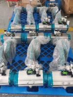 China OEM Single Acting Spring Return Pneumatic Actuator Rack and Pinion 90 Degree 2-8 Bar for sale