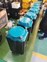 China Double Acting Spring Return Pneumatic Actuator Rack And Pinion AT Series Customized Design for sale