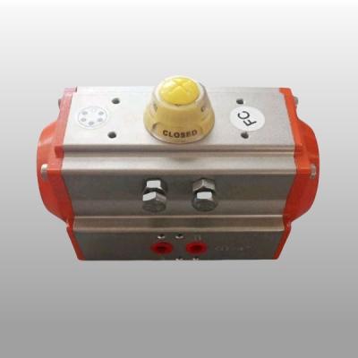China OEM Single Acting Spring Return Pneumatic Actuator Rack and Pinion 90 Degree 2-8 Bar for sale