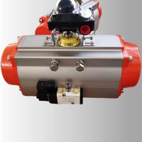 China Rack and Pinion Pneumatic Rotary Actuators 2-8 Bar Working Pressure with 90° Rotation for Control Valves for sale