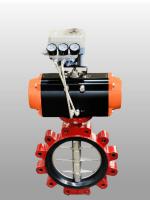 China Hard Anodized Aluminum Rack & Pinion Pneumatic Actuator - 2-8 Bar Working Pressure, 0-90° Rotation for sale