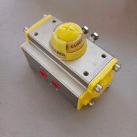 China Aluminum Alloy Rack Pinion Pneumatic Actuator Double Acting Single Acting 2-8bar for sale