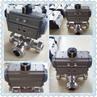 China Single Action 90° Pneumatic Actuator for Ball Valves - 2-8 Bar Working Pressure, ISO5211 & NAMUR Compliant for sale
