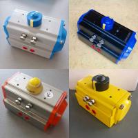 China AT Series Double Action Pneumatic Actuator 2-8 Bar Working Pressure 0-90° Rotation for Ball and Butterfly Valves for sale