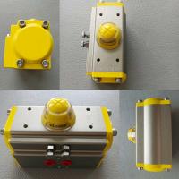 China AT Series Pneumatic Rack and Pinion Actuator 90 Degree ISO5211 NAMUR for sale