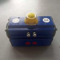 China Single Action Pneumatic Rotary Actuator 2-8 Bar Working Pressure 0-90° Rotation NAMUR ISO5211 Standard for sale