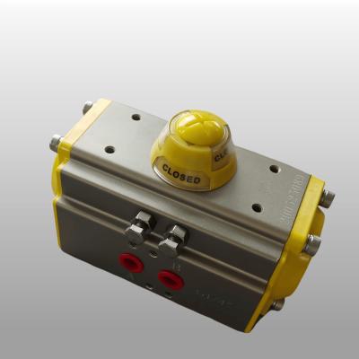 China AT Series Pneumatic Rack and Pinion Actuator 90 Degree ISO5211 NAMUR for sale
