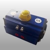China Single Action Pneumatic Rotary Actuator 2-8 Bar Working Pressure 0-90° Rotation NAMUR ISO5211 Standard for sale
