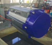 China AT300 Rack and Pinion Pneumatic Valve Actuator - 2-8 Bar Working Pressure, 798mm Dimension A for sale