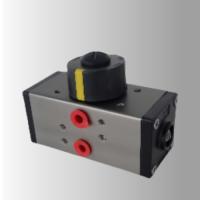 China AT Series Aluminum Pneumatic Actuator 2-8 Bar Dual Acting with ISO5211 NAMUR Connection for sale