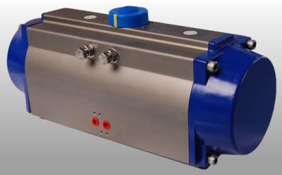 China AT300 Rack and Pinion Pneumatic Valve Actuator - 2-8 Bar Working Pressure, 798mm Dimension A for sale