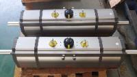 China Three Position Pneumatic Rotary Valve Actuator 0-90° Rotation with 2-8 Bar Working Pressure for Industrial Valves for sale