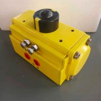 China AT Series Double Action Pneumatic Actuator 2-8 Bar Working Pressure 0-90° Rotation for Ball and Butterfly Valves for sale