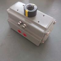 China Silver Quarter Turn Pneumatic Actuator 2-8 Bar Working Pressure with ISO5211 Connection for Valve Automation for sale