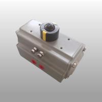 China Silver Quarter Turn Pneumatic Actuator 2-8 Bar Working Pressure with ISO5211 Connection for Valve Automation for sale