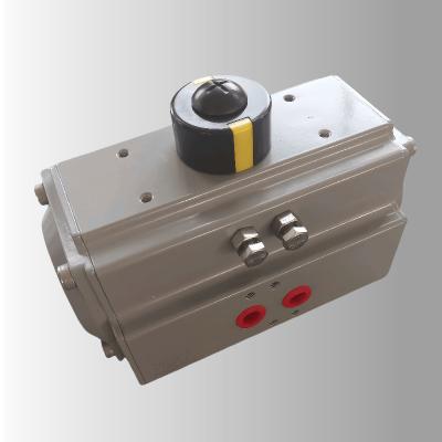 China Aluminum Alloy Pneumatic Rack Pinion Actuator Control Valves for sale