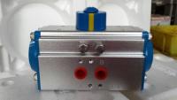 China Spring Return Pneumatic Rotary Actuator 0-90° Single Action 2-8bar Aluminum Body for sale