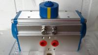 China Spring Return Pneumatic Rotary Actuator 0-90° Single Action 2-8bar Aluminum Body for sale