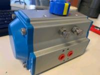 China Double Action Pneumatic Actuator Rack & Pinion 32-400mm with 2-8 Bar Working Pressure and 90° Rotation for sale