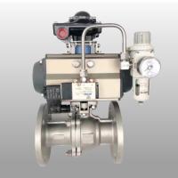 China Steel Pneumatic Ball Valve with 90 Degree Actuator - 2-8 Bar Working Pressure, ISO5211 Connection for sale