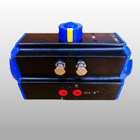 China AT Series Single Action Pneumatic Actuator 90° Quarter Turn Spring Return 2-8 Bar Aluminum Body for sale