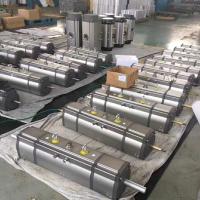 China Aluminum 3 Position Pneumatic Rotary Actuator 0-180° with 2-8 Bar Working Pressure for Control Valves for sale