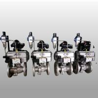 China Steel Pneumatic Ball Valve with 90 Degree Actuator - 2-8 Bar Working Pressure, ISO5211 Connection for sale