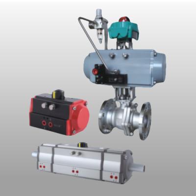 China 90 Degree Rotary Pneumatic Rack and Pinion Actuator 2-8bar for Valve Actuation for sale