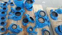 China EPDM Sealing Pneumatic Wafer Butterfly Valve with Actuator - 2-8 Bar Working Pressure, ISO5211 Standard for sale