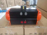 China AT Series Aluminum Alloy Rack and Pinion Pneumatic Actuators for 32mm to 400mm Valves with 2-8 Bar Pressure Range for sale